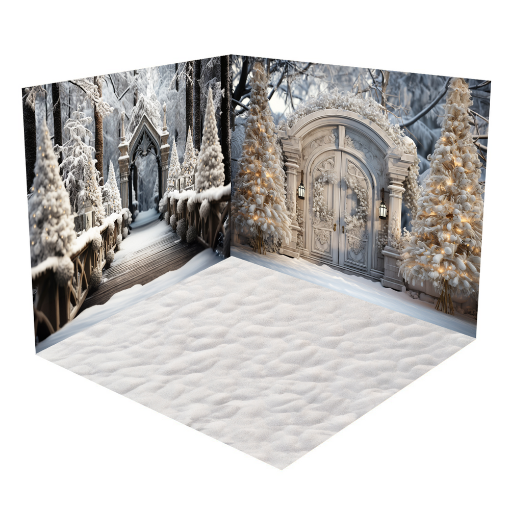 Kate Christmas Snow View Tree Room Set