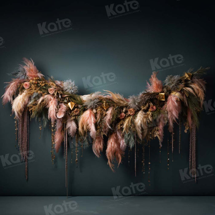 Kate Fall Flower Wall Boho Backdrop for Photography